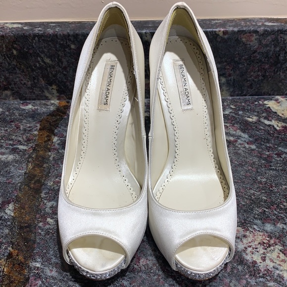 Shoes | Benjamin Adams Rhiana Ivory Duchesse Silk Shoes | Poshmark